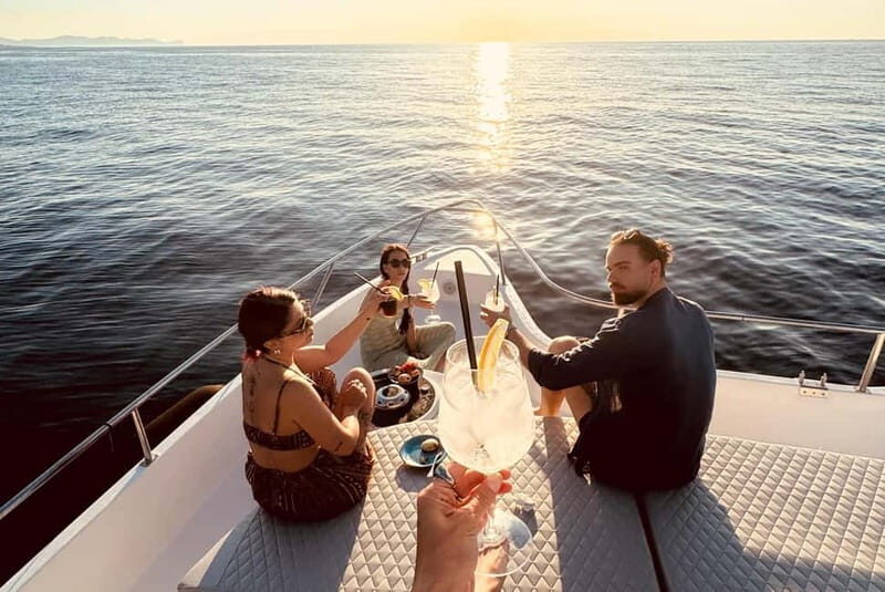 Palermo: Private Catamaran Sunset Tour with Aperitif Included