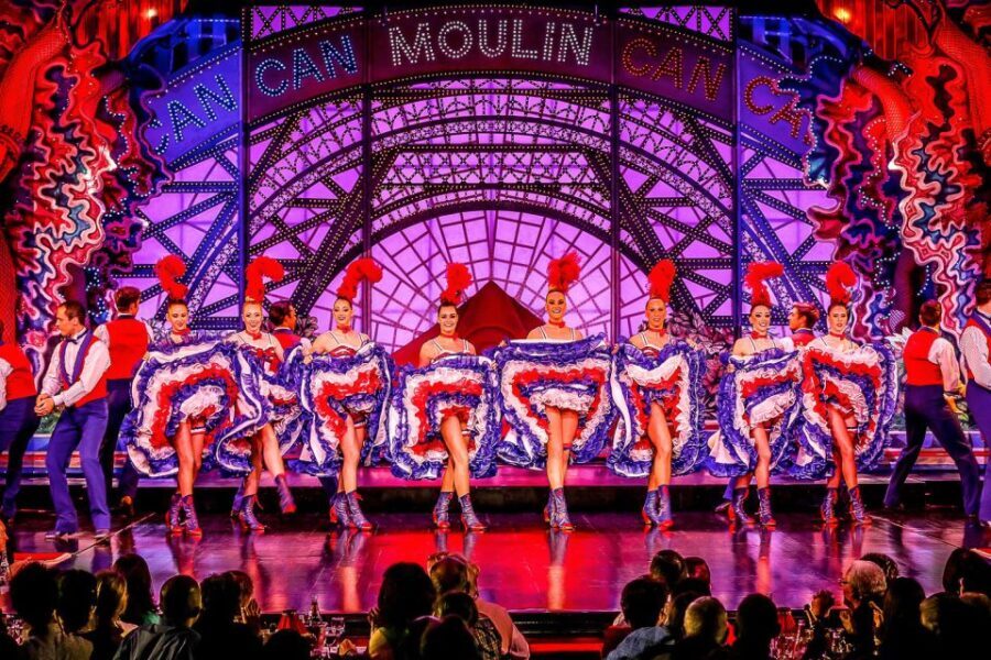 Paris: Moulin Rouge Cabaret Show Ticket with Champagne