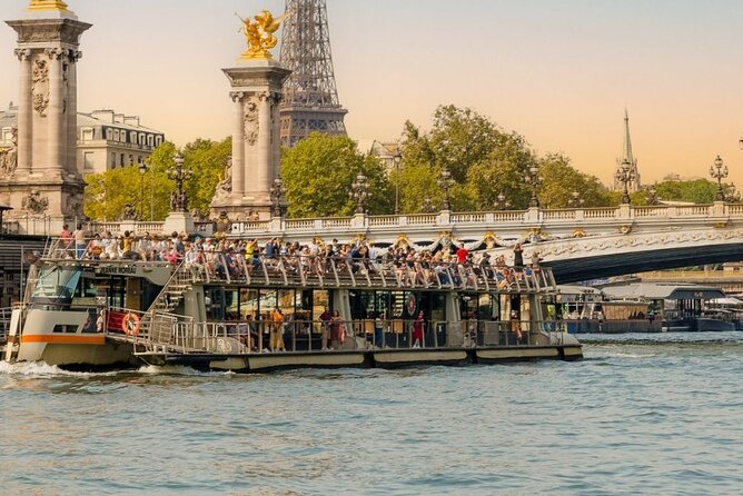 Paris Seine River Cruise from the Foot of Eiffel Open Timing - Key Points