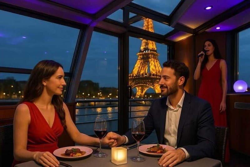 Paris: Seine River Dinner Cruise with Live Music