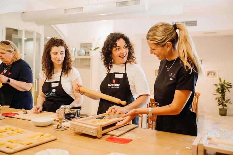 Pasta Making in Rome with a Local Chef, Wine & Gelato