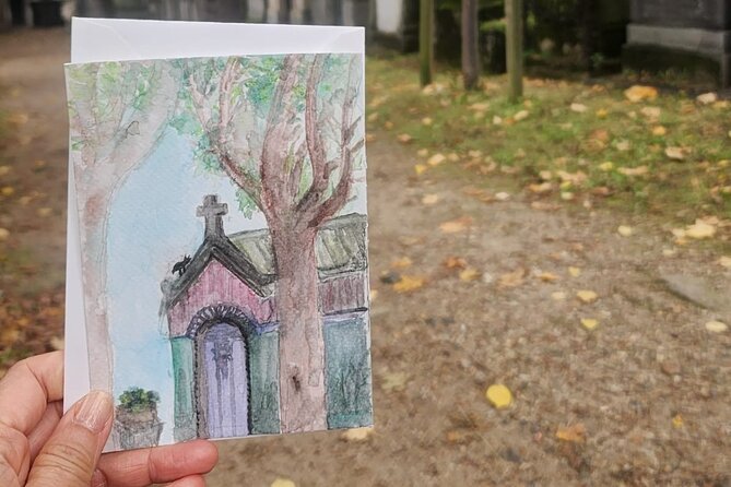 Père Lachaise Cemetery Art: Watercolor Postcard Workshop in Paris - Key Points