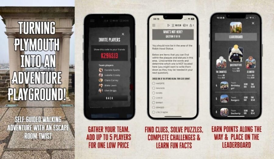 Plymouth: City Walking Tour & Exploration Game