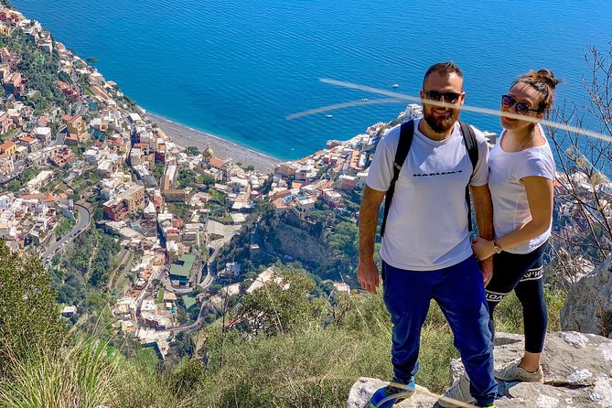 Positano from the above, accrossing the holey mountain - An Authentic Peek at Positano’s Natural Beauty