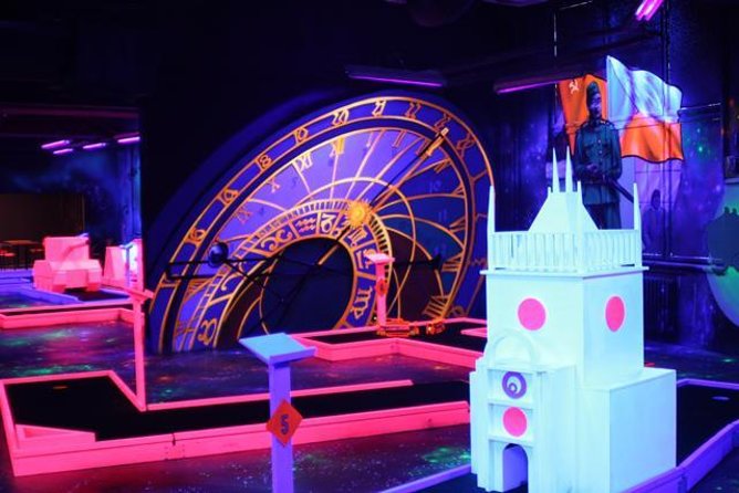 Prague Black Light Mini Golf Admission Ticket - A Fun and Quirky Way to Experience Prague’s Downtown