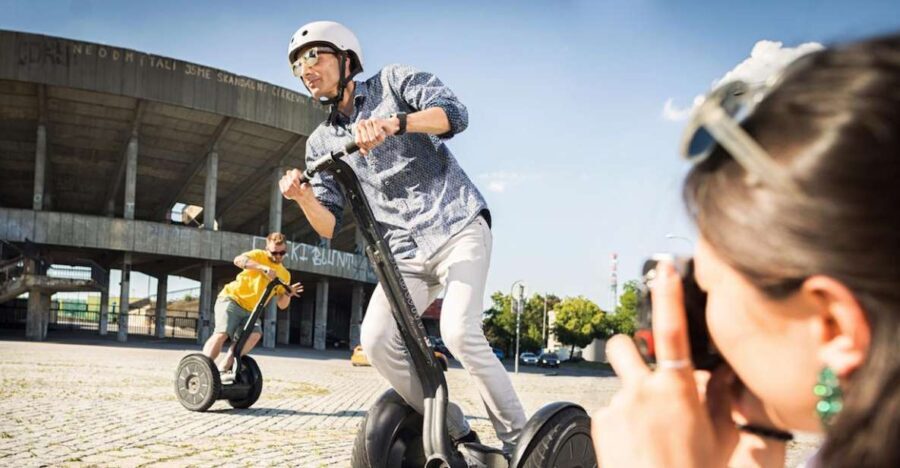 Prague: Segway Tour + Taxi Transfer & Monasteries mini-group