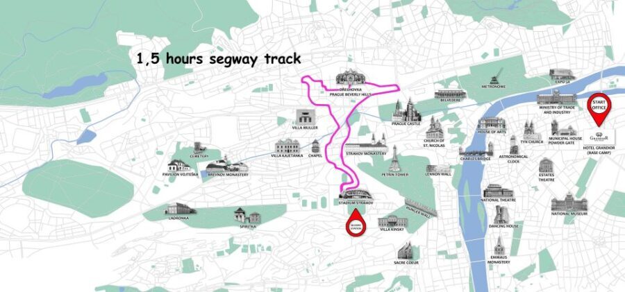 Prague: Shared Group/Private Segway Tour with Hotel Transfer