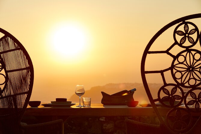 Private Romantic Sunset Dinner with Caldera views in Santorini - Key Points
