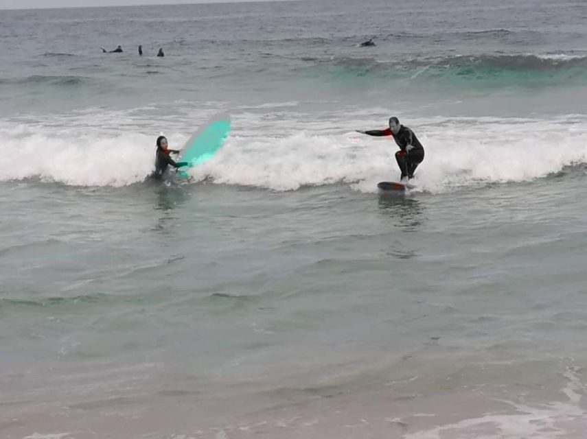 Private surf lesson in praia grande sintra portugal