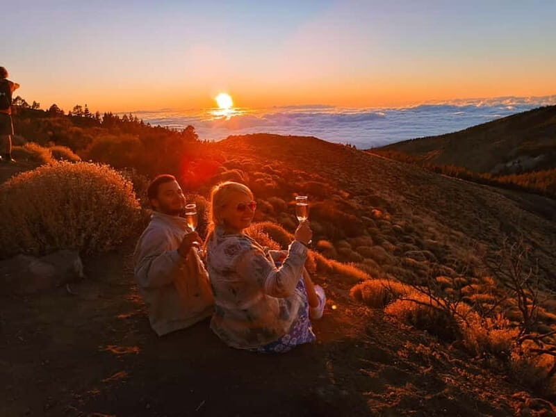 Puerto Cruz: VIP Teide Sunset & Stars, Guachiche Lunch+Cava