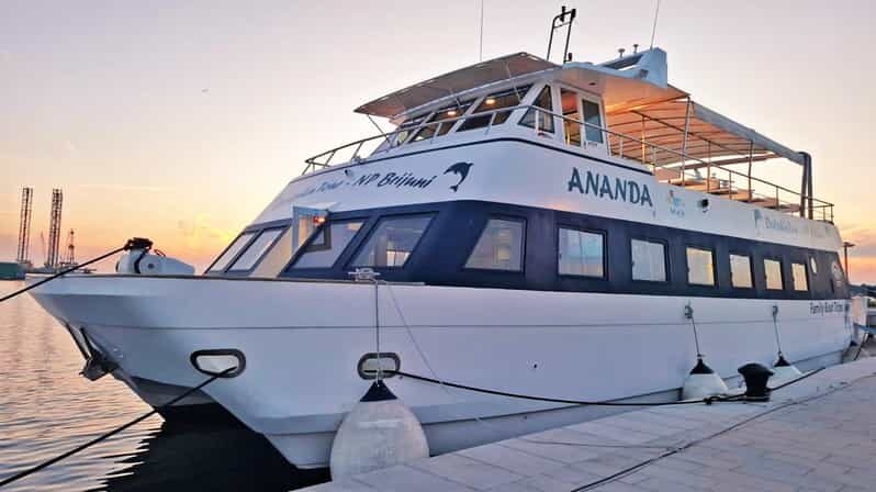 Pula: Dolphin Sunset Cruise to Brijuni with Dinner & Drinks