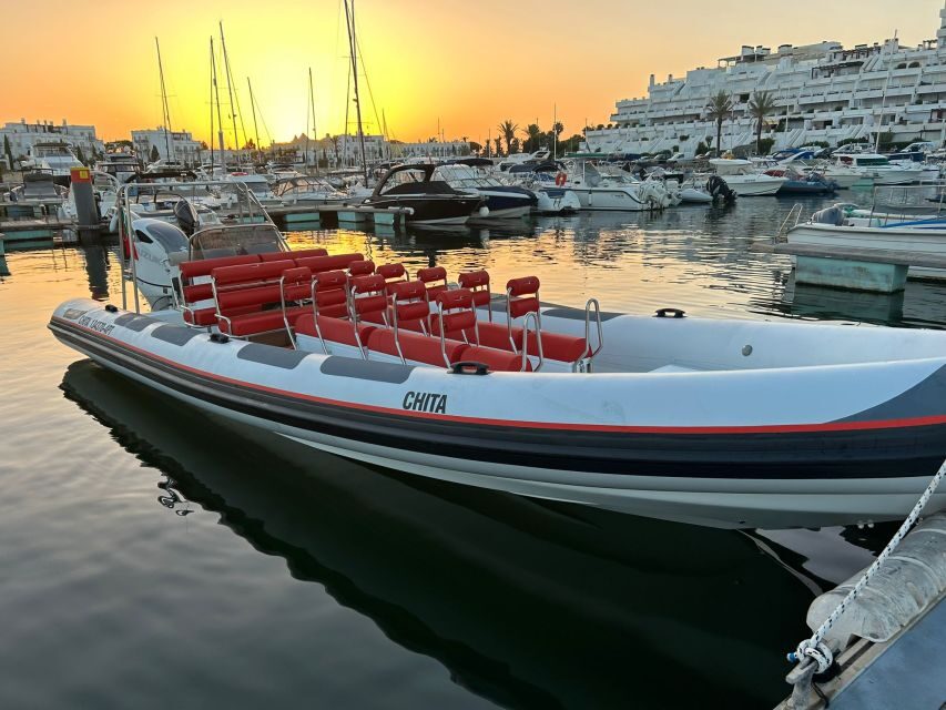 Quarteira: Algarve Coast, Caves and Dolphin Watching Cruise