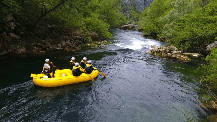 Rafting on the Cetina river - The Itinerary in Detail