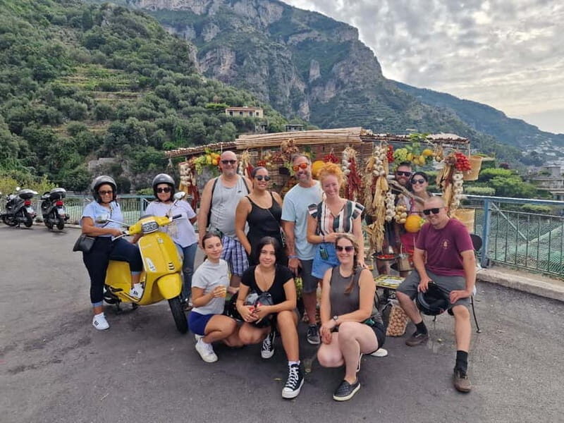 Romantic Vespa Tour: Amalfi, Ravello, Positano & Sea Views