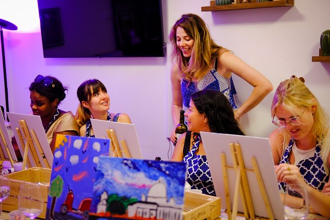 Rome Art Class: Painting & Unlimited Wine - Rome Art Class: Painting & Unlimited Wine – A Fun, Creative Night Out