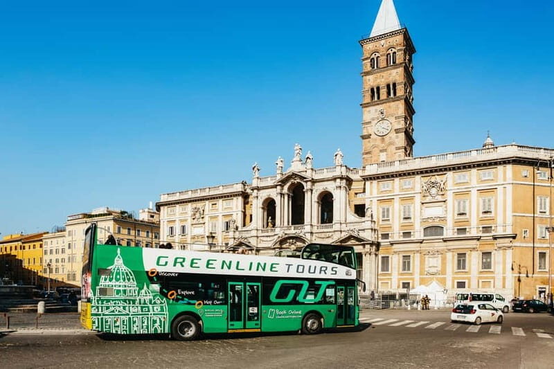 Rome:Hop-On Hop-Off Panoramic Open Bus Ticket 3 Circuits x 1 - The Benefits of the Fully Guided Air