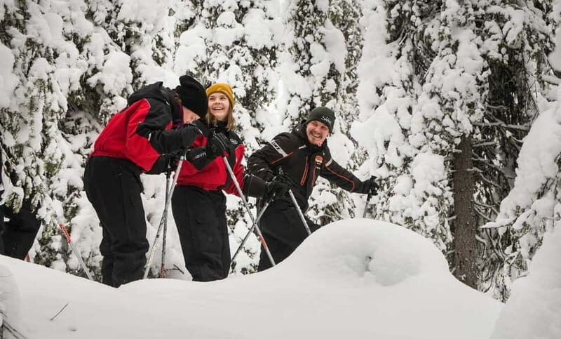 Ruka:Daytime winter wonderland hike