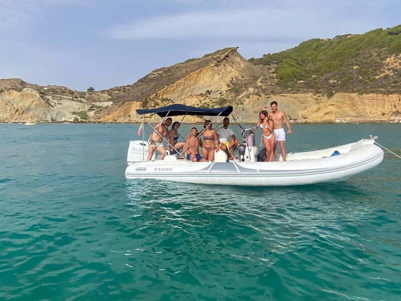 San Leone: half day Boat tour Scala dei Turchi with Skipper