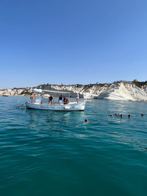 San Leone, Scala dei turchi: private aperitif on boat tour