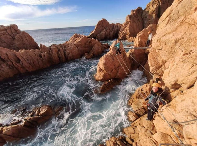 Sant Feliu de Guíxols: Guided tour of the Cala del Molí Via Ferrata