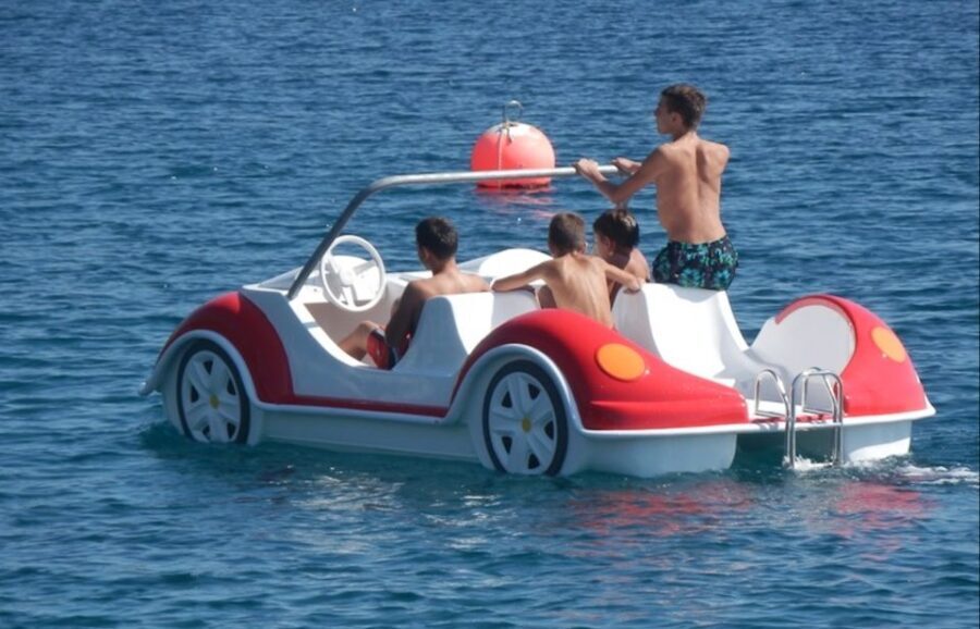 Santorini: Sail into Serenity with Our Pedal Boats