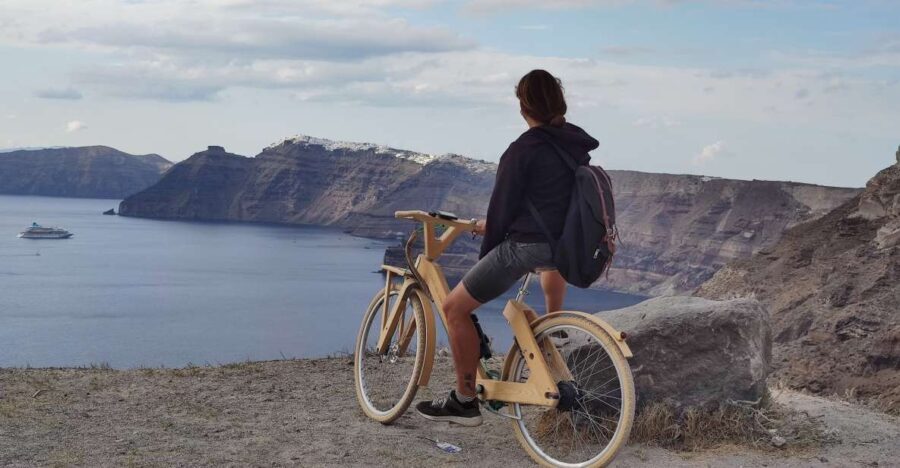 Santorini's Handcrafted Wooden E-Bike Rental