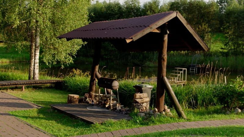 Sauna Experience with Bath Man in Nature