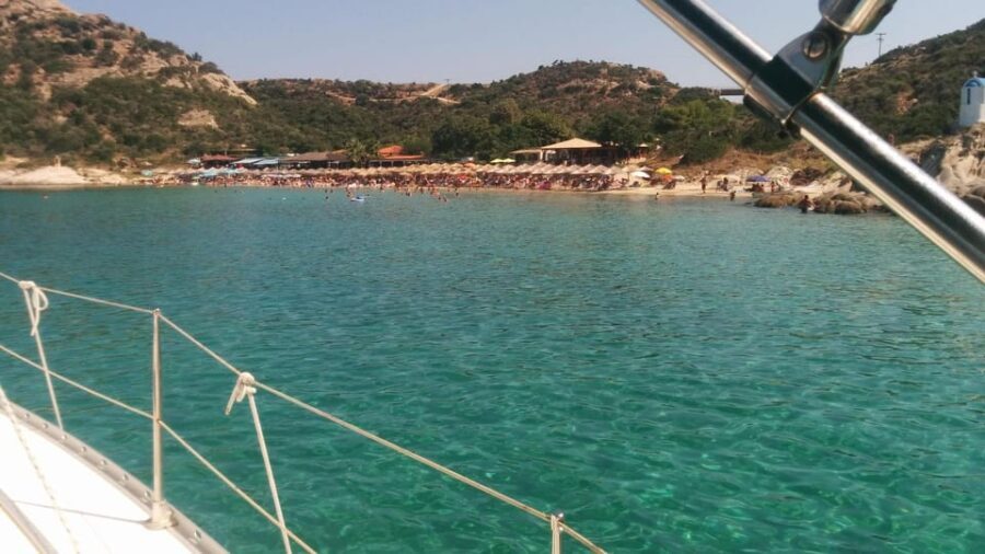 Sithonia: Waterfront Sailing Boat Tour of Secluded Coves