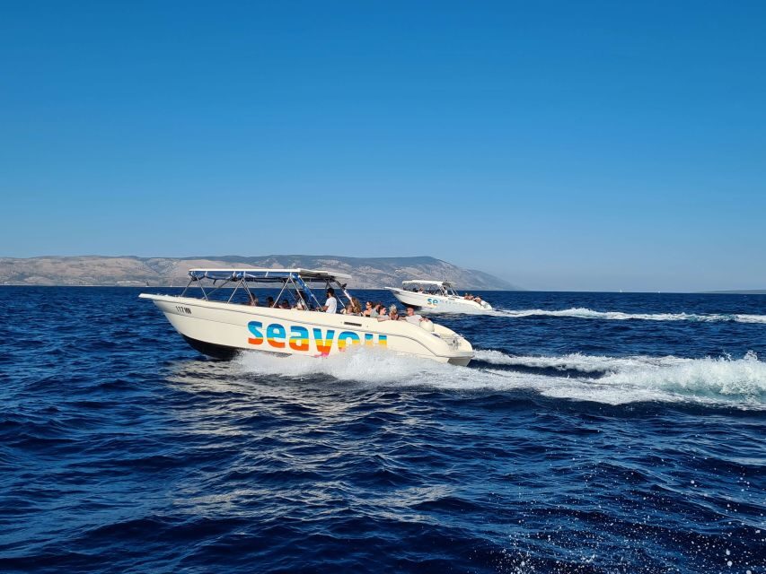 Split: Bisevo, Vis, and Hvar Boat Tour with Snorkel Stops - Snorkeling at Blue Lagoon and Budikovac Island