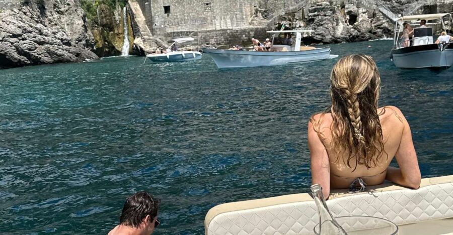 Sunset Boat Tour Amalfi Coast small group with Aperitif