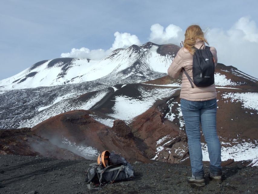 Taormina and Catania: Private guided Etna hike by cable car