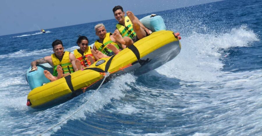 Thrill Waves Tubing at Perivolos Beach, Santorini