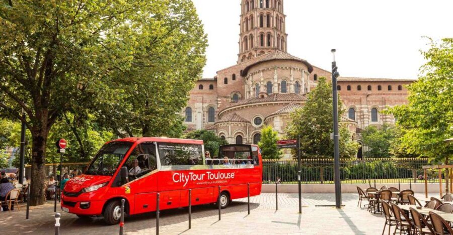 Toulouse: City Sightseeing Tour by Bus with Audio Guide