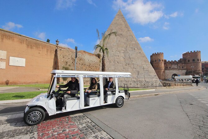 Tour of Rome in 7 Seater Golf Cart - Key Points