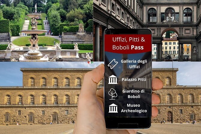 Uffizi Combined Ticket: UFFIZI, PITTI, BOBOLI & digital audioguide - A Closer Look at the Itinerary