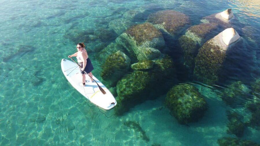Yacht catamaran trip to the Lavezzi Islands