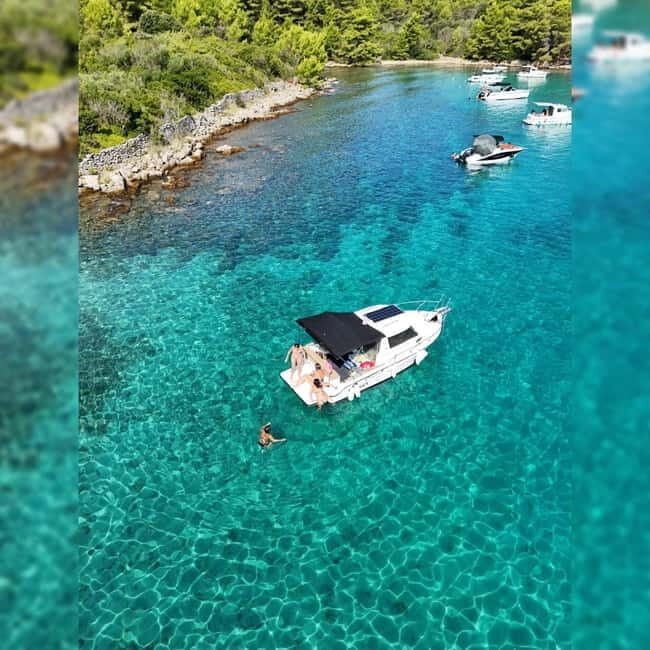 Zadar: 3 Islands Cozy Boat Trip with Snorkeling & Drinks