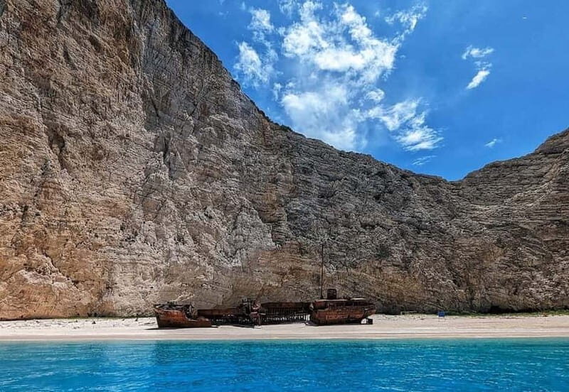 Zakynthos: Blue Caves and Navagio Bay Swim Cruise
