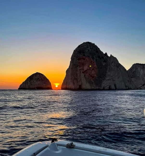 Zakynthos Private Sunset Boat: Keri Caves & Mizithres (max5)
