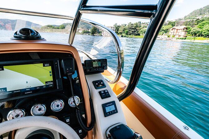 1H Luxury Cruise Como Lake Tender Yacht Invictus 9 Pax