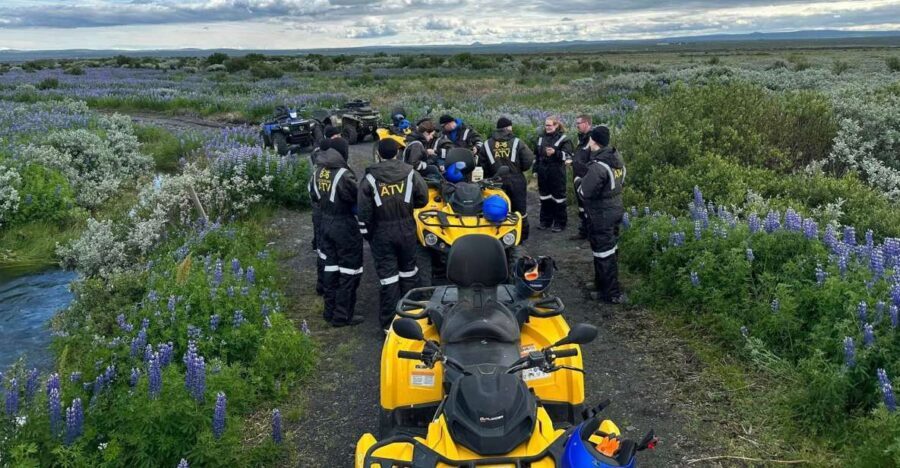 ATV guided trip close to dettifoss iceland
