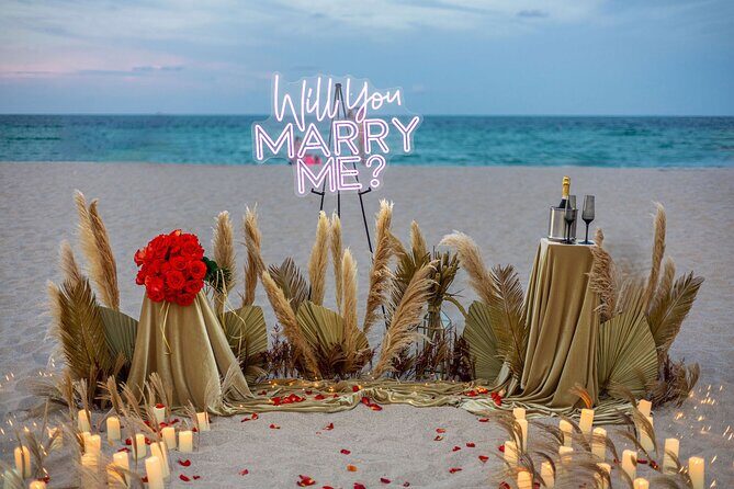Beach Marriage Proposal - The Location and Meeting Point