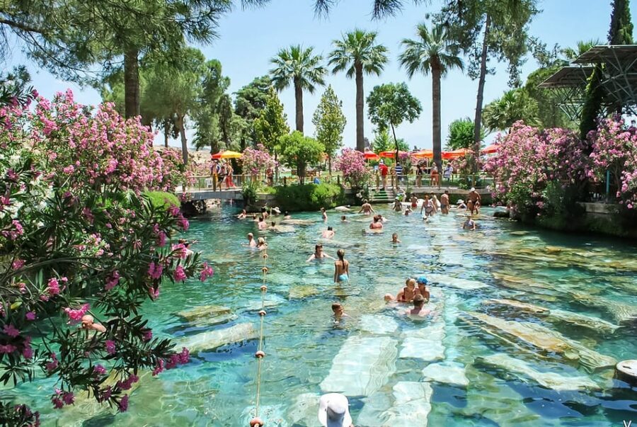 Bodrum: Pamukkale, Hot Springs & Travertines Tour with Lunch