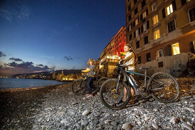 E-bike in Portofino promontory around the traditional fishing villages