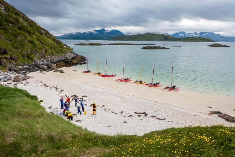 Exclusive to Sommarøy: Half-day guided tour in Hobie sailing kayaks.