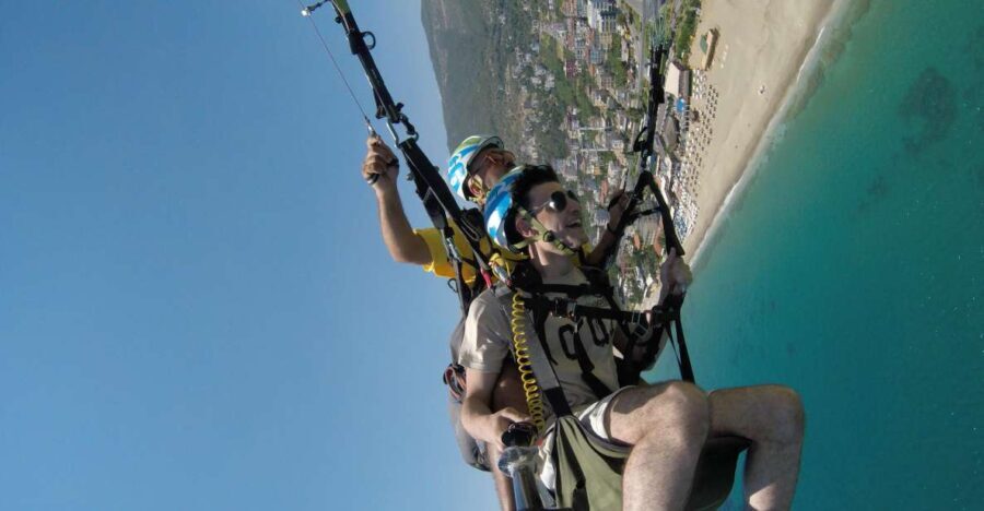 From Alanya: Tandem Paragliding With Transfer and Insurance