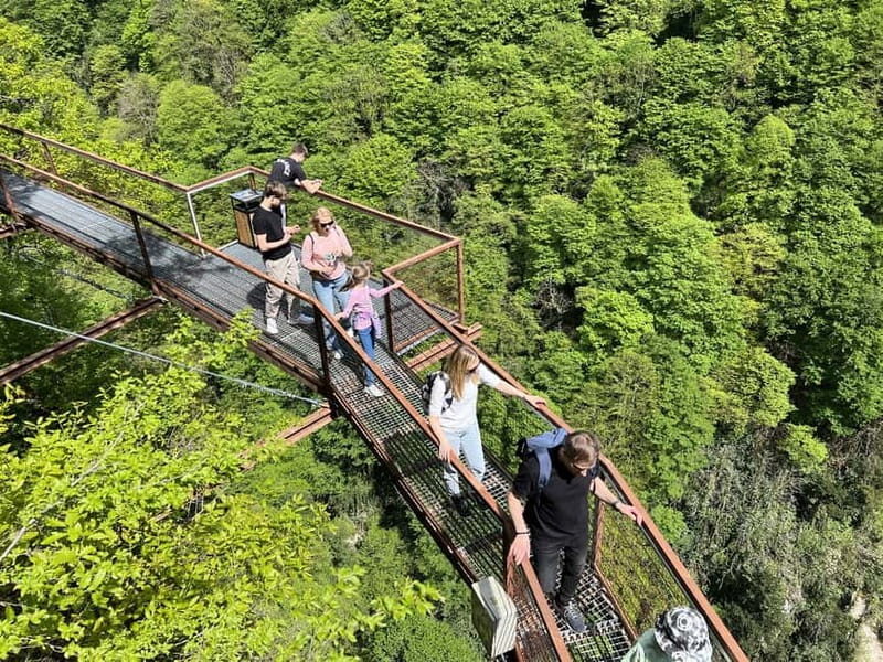 From Kutaisi: Martvili & Okatse Canyons & Cave Guided Tour