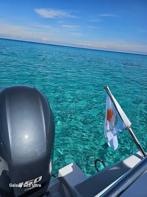 From Latsi: Blue Lagoon Private Yacht Day Trip with Drinks