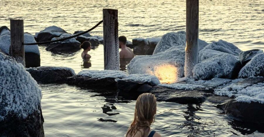From Reykjavik: Hvammsvík Hot Spring with Transportation