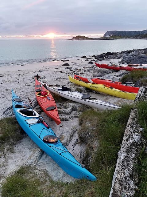 From Tromsø: Sea Kayaking Tour at Sommarøy with Transfer